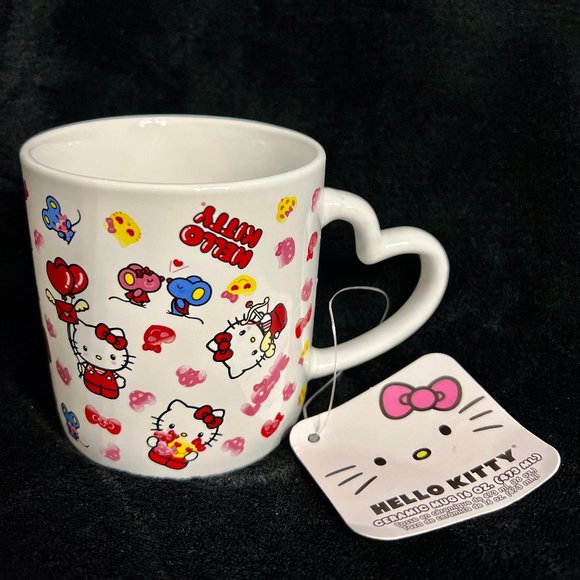 Hello Kitty | Dining | Hello Kitty Valentines Day Heart Shaped Handle ...